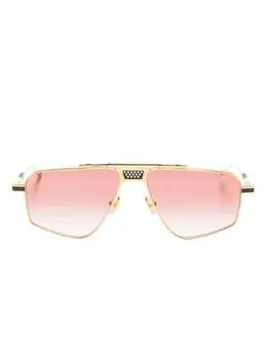 T HENRI EYEWEAR Drophead Navigator Sunglasses - Gold