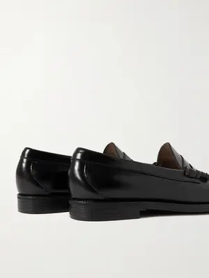 G.H. BASS & CO. Easy Weejuns Larson Glossed-leather Penny Loafers