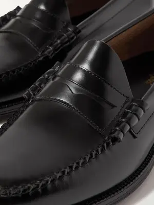 G.H. BASS & CO. Easy Weejuns Larson Glossed-leather Penny Loafers