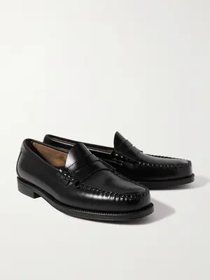 G.H. BASS & CO. Easy Weejuns Larson Glossed-leather Penny Loafers