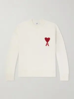 Ami Crew Neck Sweaters For Men