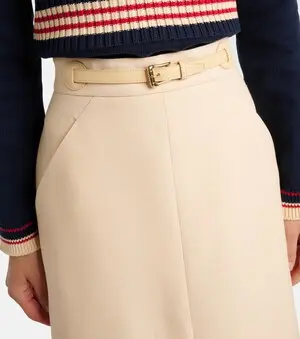 Valentino Garavani Crepe Couture Midi Skirt