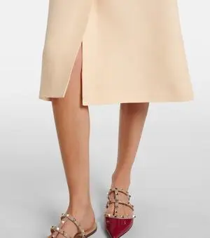 Valentino Garavani Crepe Couture Midi Skirt
