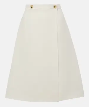 Valentino Garavani Crepe Couture Midi Skirt