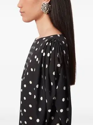 Nina Ricci Polka-dot Print Shift Dress