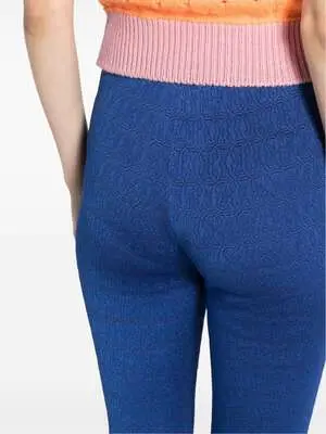 Bally Patterned Jacquard Flared Trousers