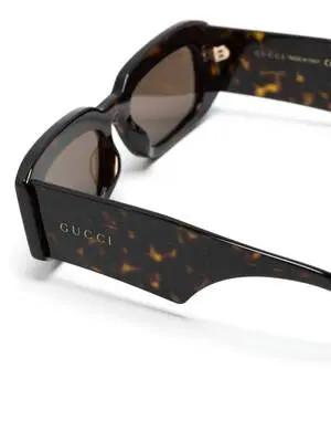 Gucci Rectangle-frame Sunglasses