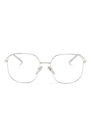 Prada Square-frame Glasses - Silver