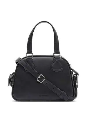 COURREGES Logo Mini Bowling Bag - Black