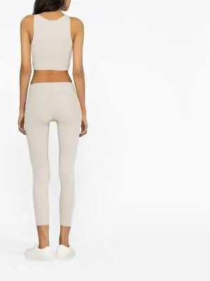 Palm Angels Logo-print Cropped Tank Top