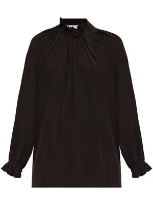 Victoria Beckham Draped Silk Blouse