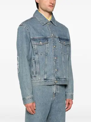 Loewe Anagram Denim Jacket - Blue