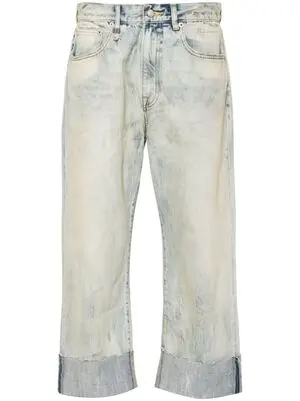 R13 Cuffed Boyfriend Jeans