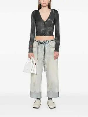 R13 Cuffed Boyfriend Jeans