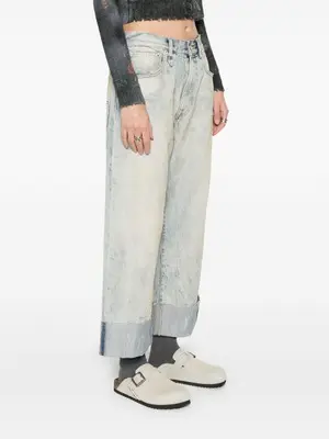 R13 Cuffed Boyfriend Jeans