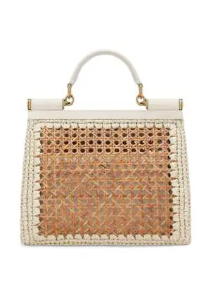 Dolce & Gabbana Large Sicily Bag - Neutrals