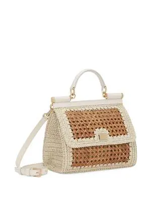 Dolce & Gabbana Large Sicily Bag - Neutrals