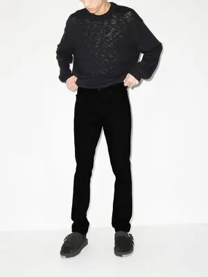 Off-White Diag-stripe Straight Leg Jeans