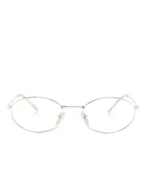 Prada Oval-frame Glasses - Grey