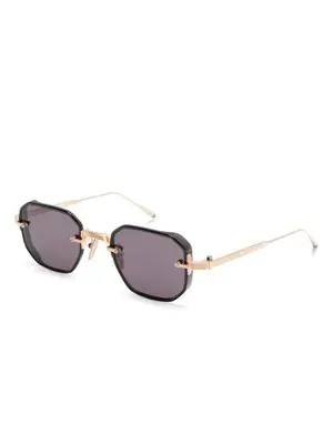 AKONI Geometric-frame Sunglasses