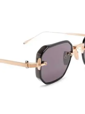 AKONI Geometric-frame Sunglasses