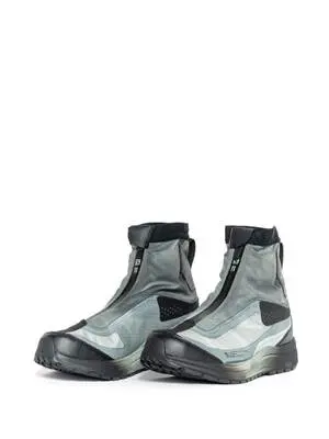 Boris Bidjan Saberi 11 Zip-up Hi-top Sneakers - Grey