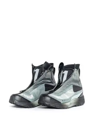 Boris Bidjan Saberi 11 Zip-up Hi-top Sneakers - Grey