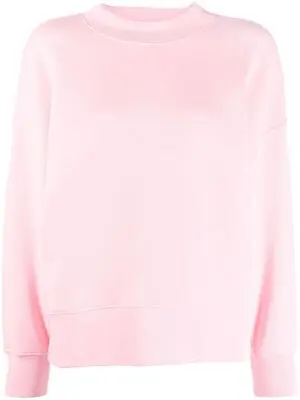 Palm Angels Logo Print Cotton Sweatshirt