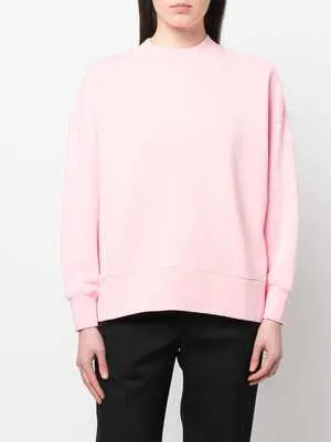 Palm Angels Logo Print Cotton Sweatshirt