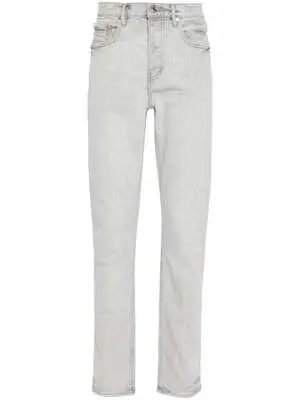 PURPLE BRAND Mid-rise Straight-leg Jeans
