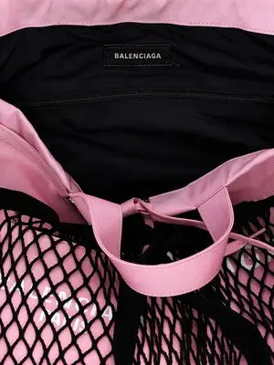 Balenciaga Small 24/7 Layered Mesh Tote Bag