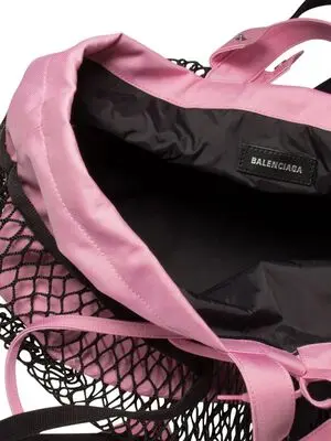 Balenciaga Small 24/7 Layered Mesh Tote Bag