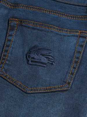 Etro Pegaso-motif Slim-fit Jeans