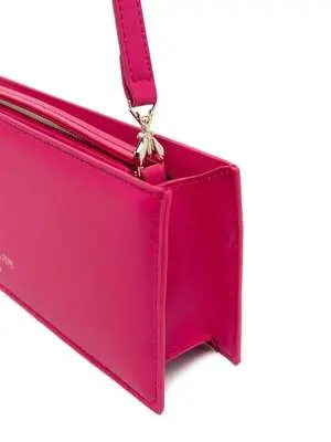 Patrizia Pepe Fly Bamby Leather Shoulder Bag - Pink