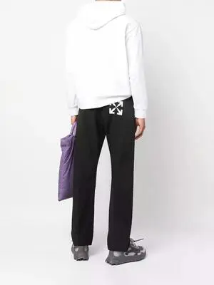 Off-White Arrows-print Straight-leg Trousers