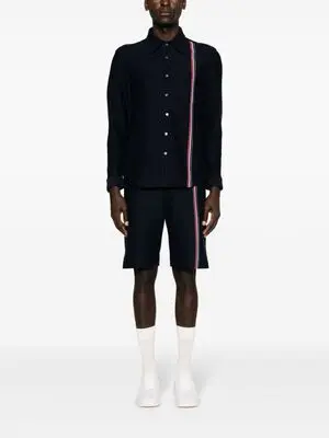 Thom Browne Rwb Stripe Bermuda Shorts - Blue