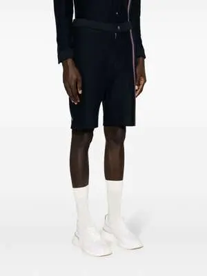 Thom Browne Rwb Stripe Bermuda Shorts - Blue