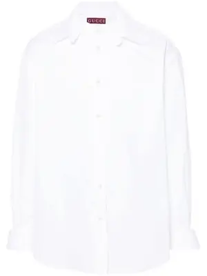 Gucci Logo-embossed Cotton Shirt