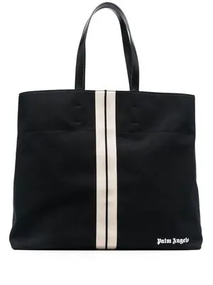 Palm Angels Logo-print Tote Bag - Black