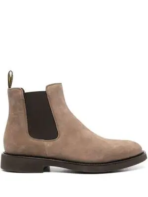 DOUCAL'S Suede Chelsea Boots - Brown