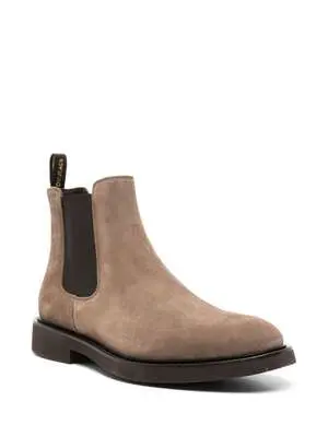 DOUCAL'S Suede Chelsea Boots - Brown