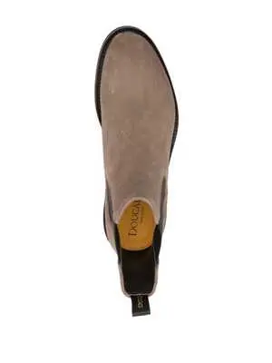 DOUCAL'S Suede Chelsea Boots - Brown