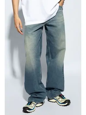 MAISON MARGIELA High-rise Straight-leg Jeans - Blue