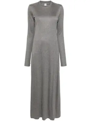 TOTEME Jersey Lyocell Maxi Dress - Grey