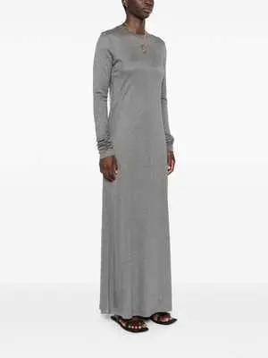 TOTEME Jersey Lyocell Maxi Dress - Grey
