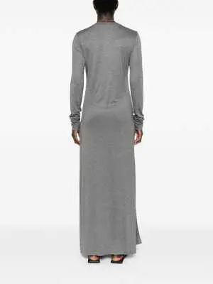 TOTEME Jersey Lyocell Maxi Dress - Grey