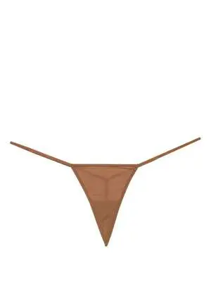 MAISON CLOSE Les Invisibles Micro Thong - Brown