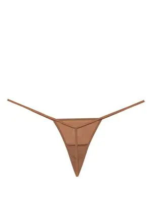 MAISON CLOSE Les Invisibles Micro Thong - Brown