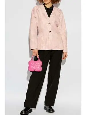GANNI Long-sleeve Plain Shirt