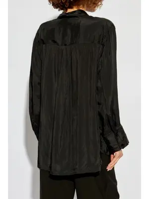 GANNI Long-sleeve Plain Shirt